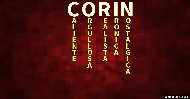 Qué significa corin