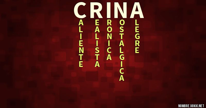 Qué significa crina
