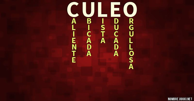 Qué significa culeo