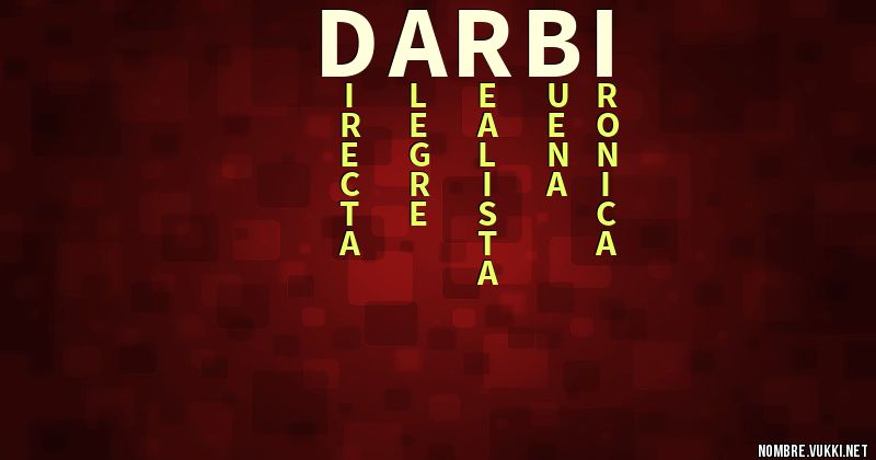 Qué significa darbi