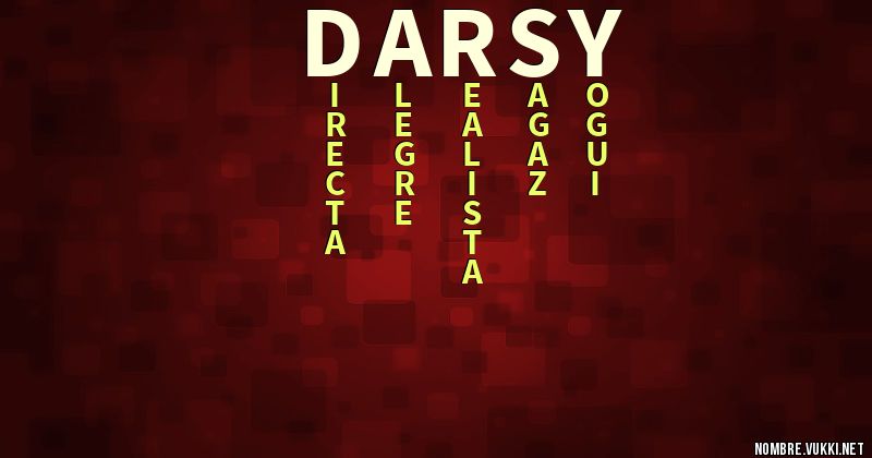 Qué significa darsy