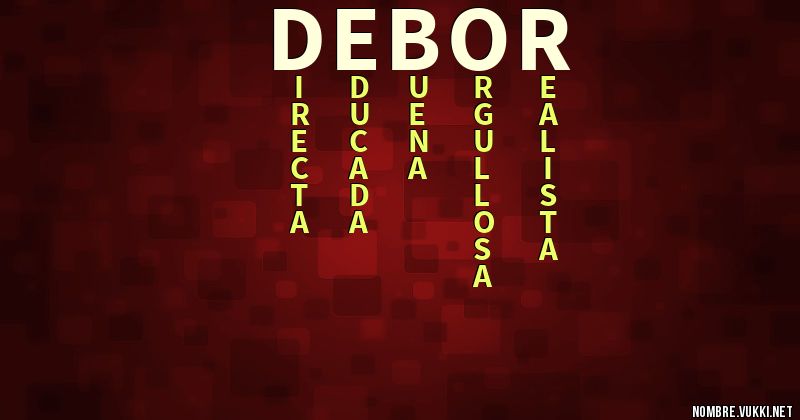 Qué significa debor