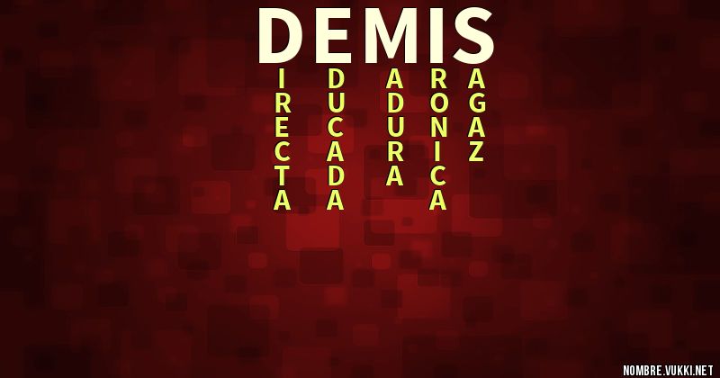 Qué significa demis