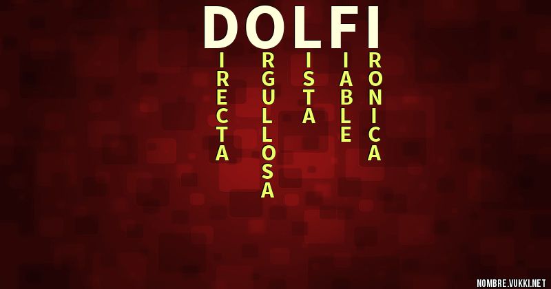 Qué significa dolfi