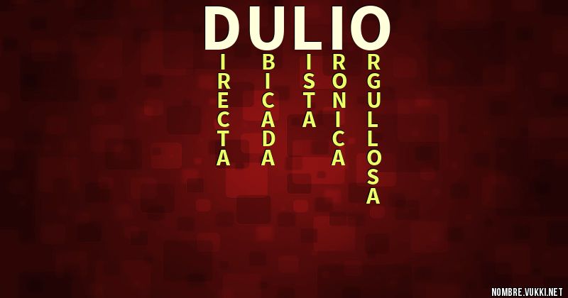 Qué significa dulio
