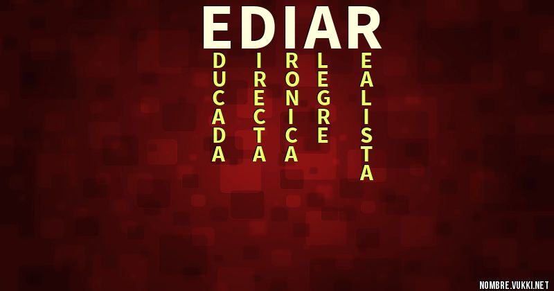 Qué significa ediar