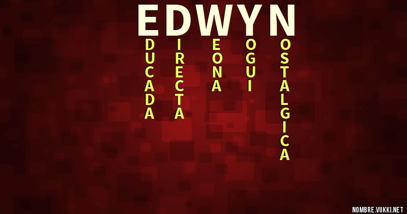 Qué significa edwyn