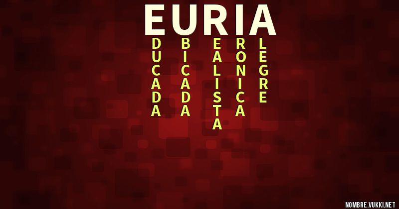 Qué significa euria