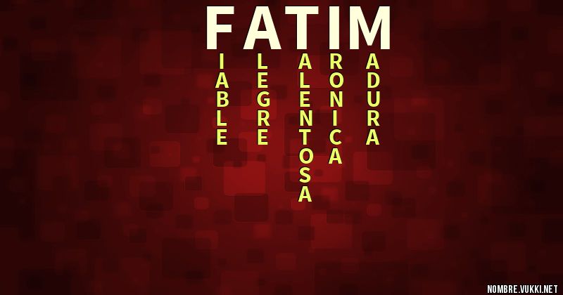 Qué significa fatim