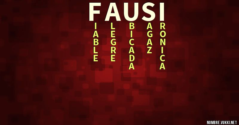 Qué significa fausi