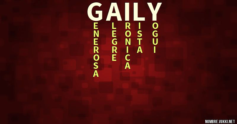 Qué significa gaily
