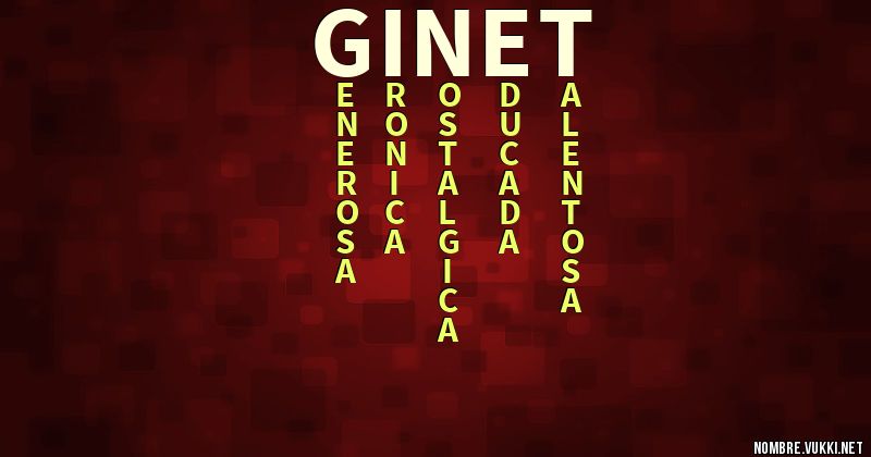 Qué significa ginet