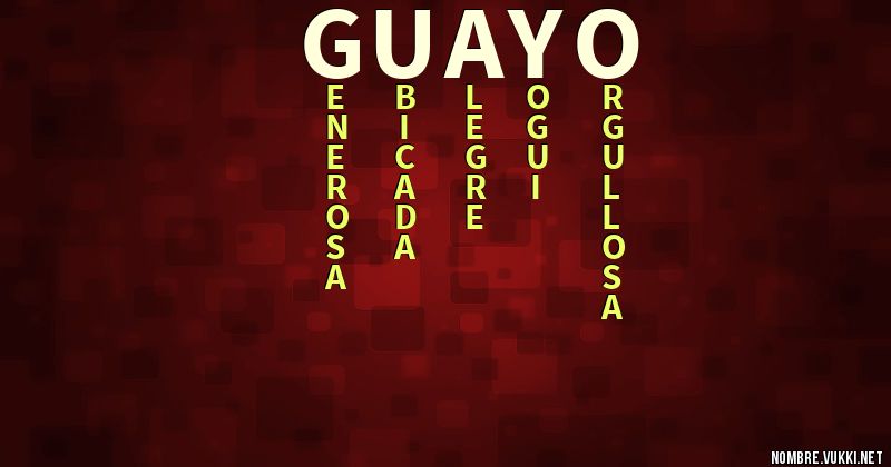 Qué significa guayo
