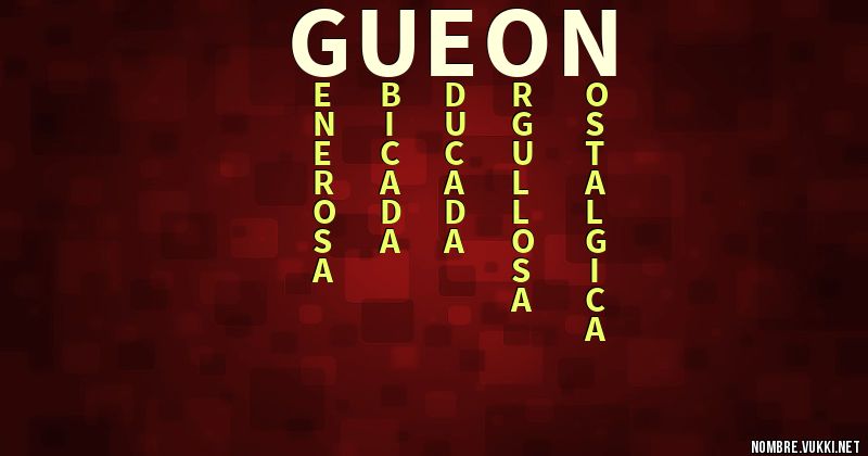 Qué significa gueon