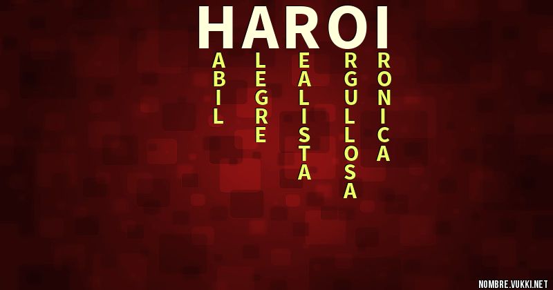Qué significa haroi