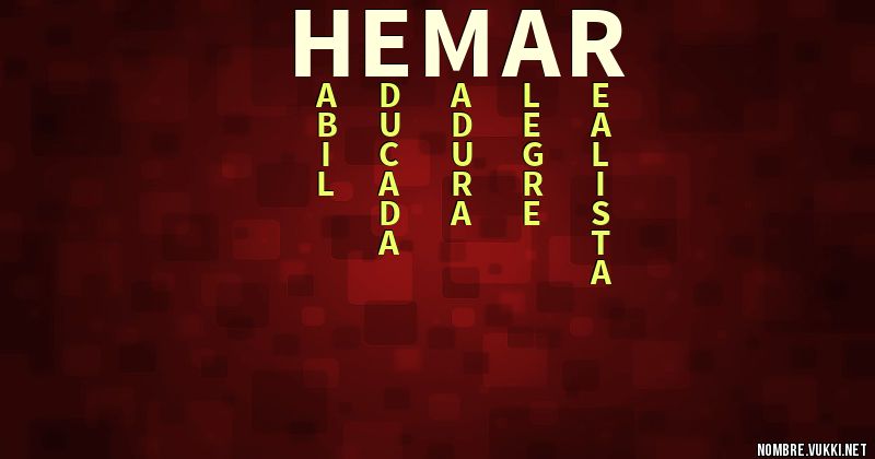 Qué significa hemar