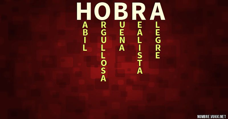Qué significa hobra