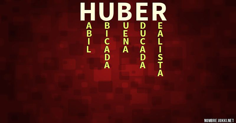 Qué significa huber