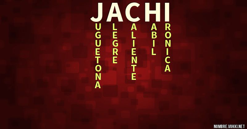 Qué significa jachi