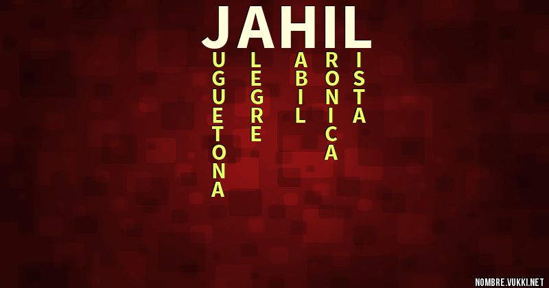 Qué significa jahil