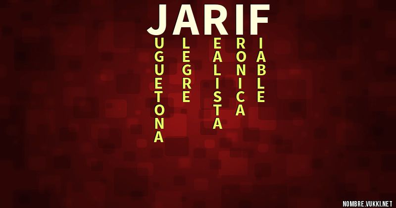 Qué significa jarif