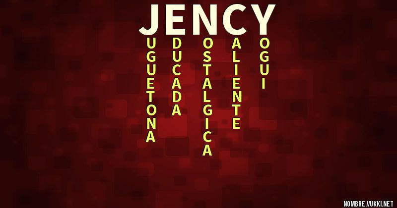 Qué significa jency