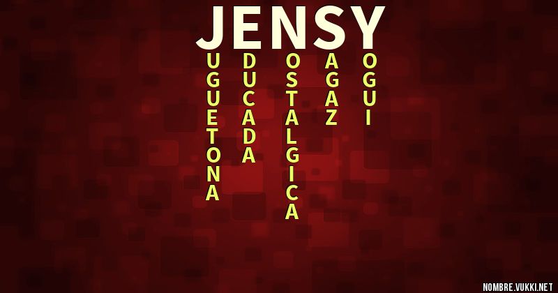 Qué significa jensy