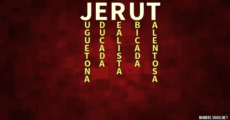 Qué significa jerut