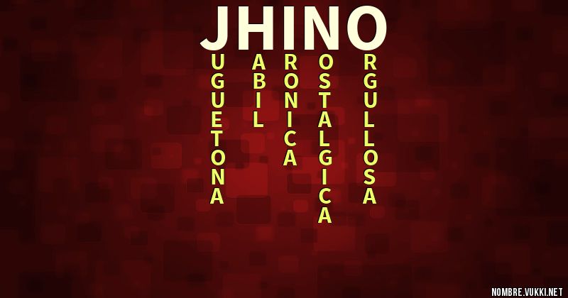 Qué significa jhino