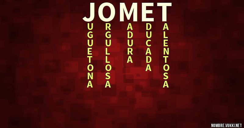 Qué significa jomet