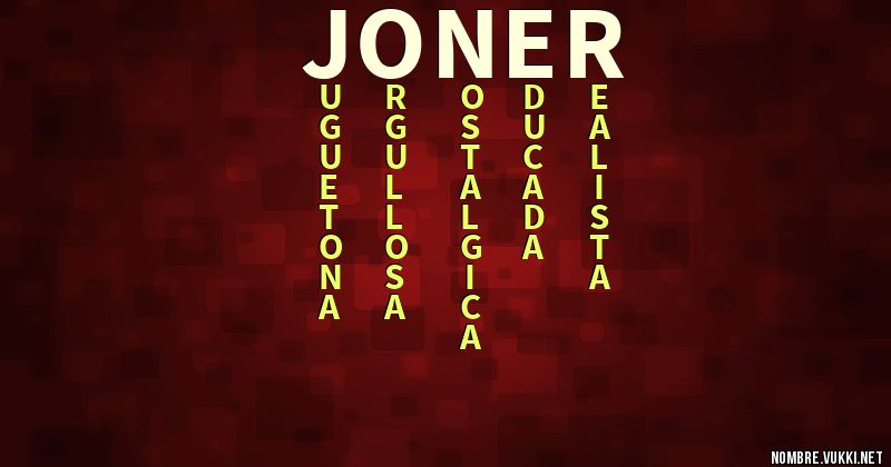Qué significa joner