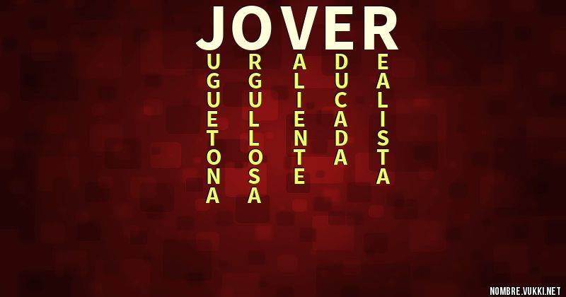 Qué significa jover