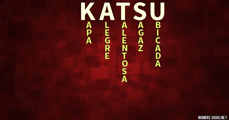 Qué significa katsu