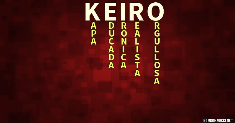 Qué significa keiro