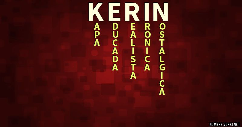 Qué significa kerin