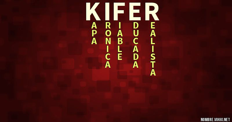 Qué significa kifer