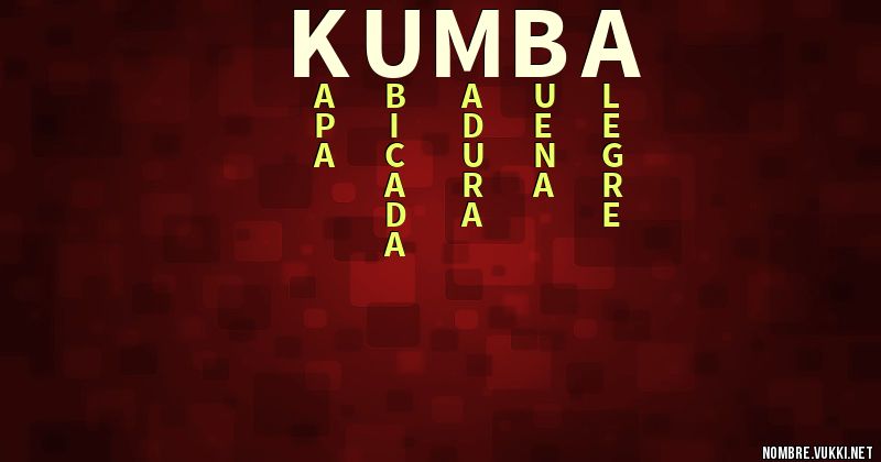 Qué significa kumba