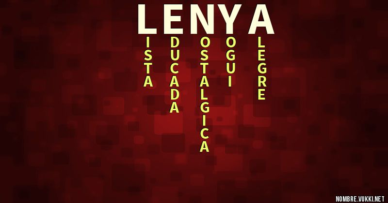 Qué significa lenya