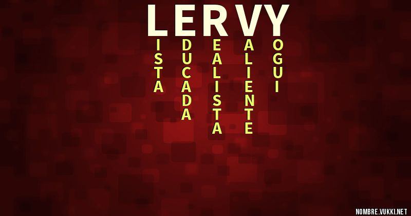 Qué significa lervy