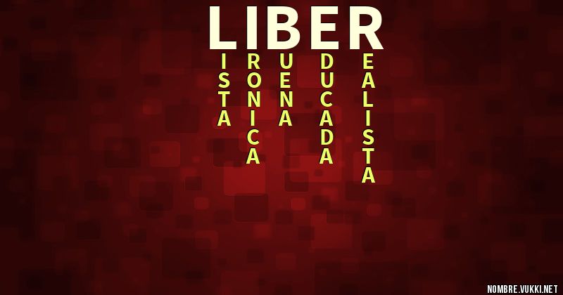 Qué significa liber