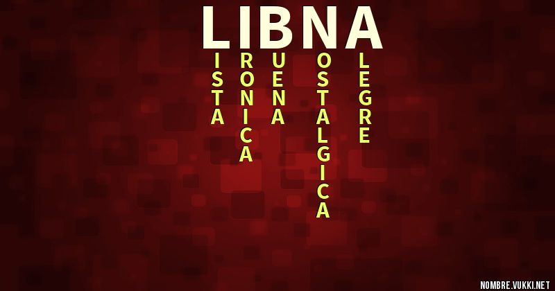 Qué significa libna