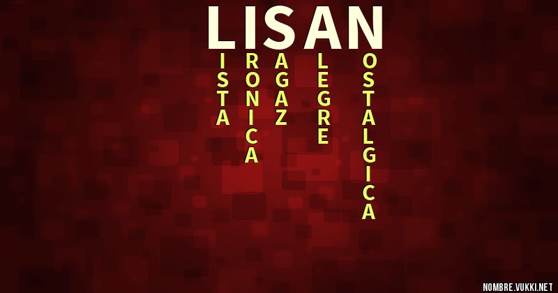 Qué significa lisan