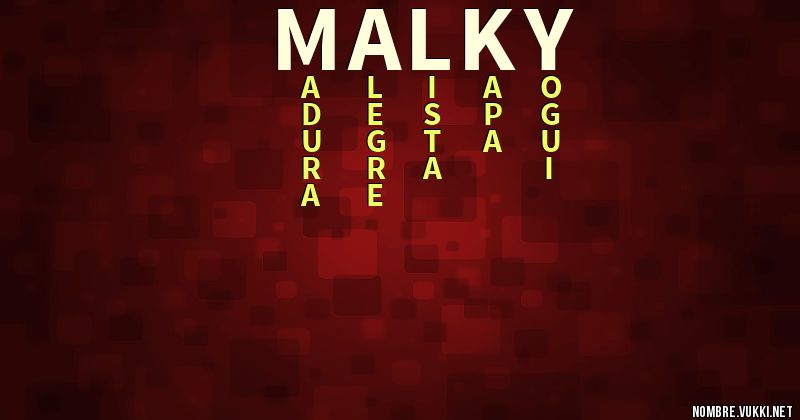 Qué significa malky