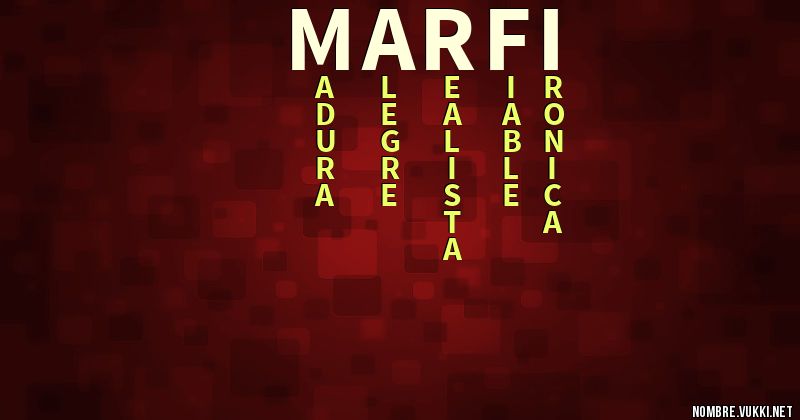 Qué significa marfi