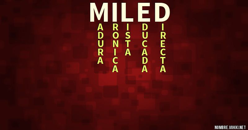 Qué significa miled