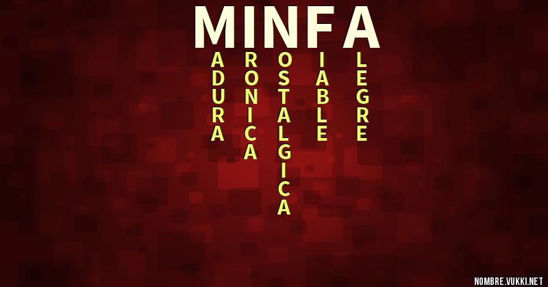 Qué significa minfa