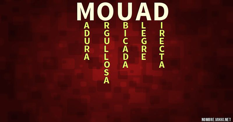 Qué significa mouad