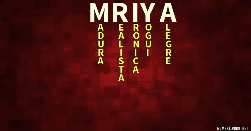 Qué significa mriya