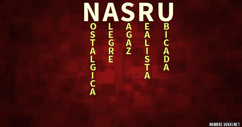 Qué significa nasru
