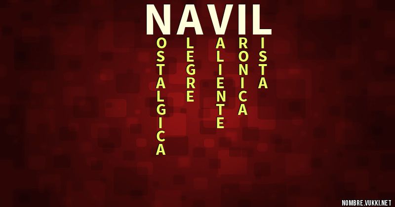 Qué significa navil